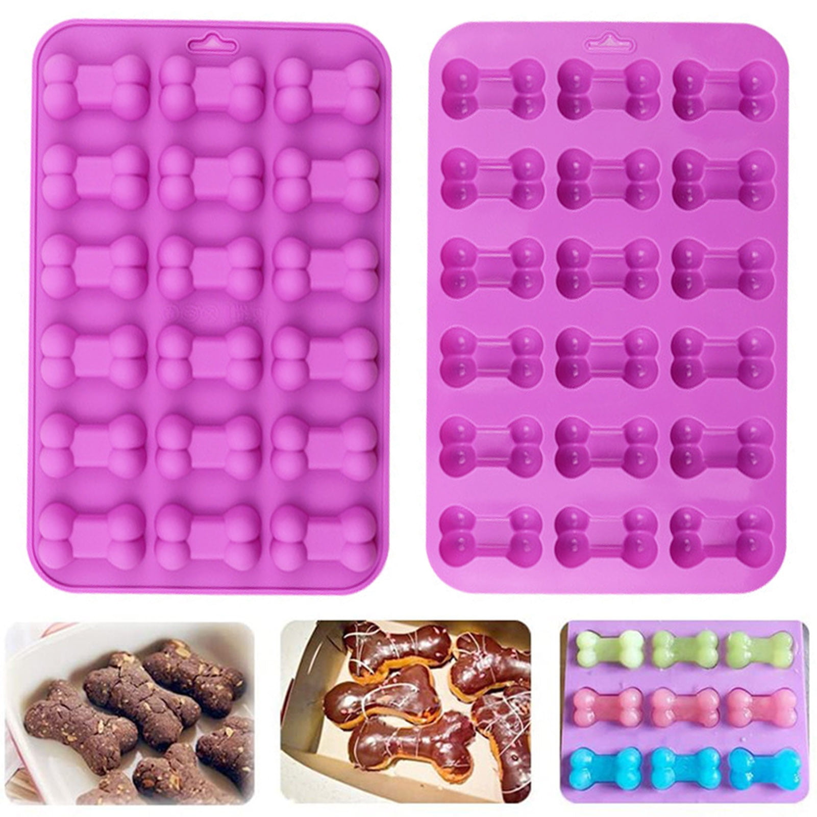 Clinaoy Chocolate Mold Food Grade Flexible Non-stick Creative Shape ...