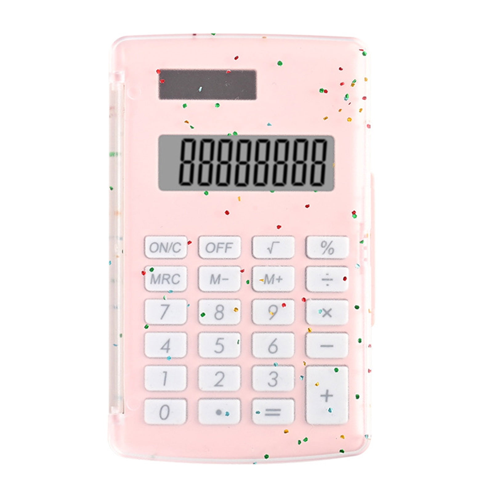 Clinaoy Desktop Calculator Solar Battery Operated 8 Digits Big Buttons ...