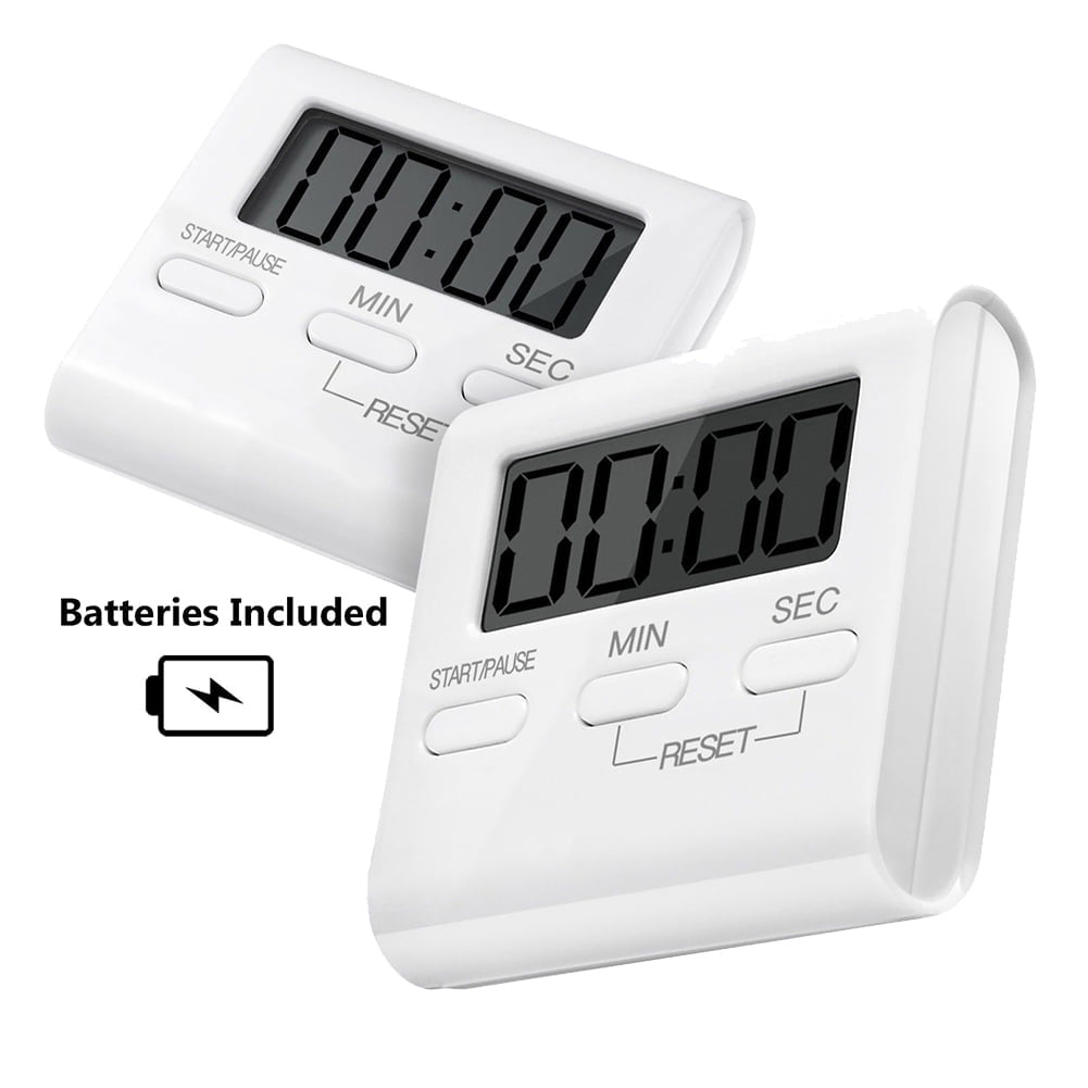 Clinaoy Digital LCD Display Kitchen Cooking Baking Timer Loud Alarm ...