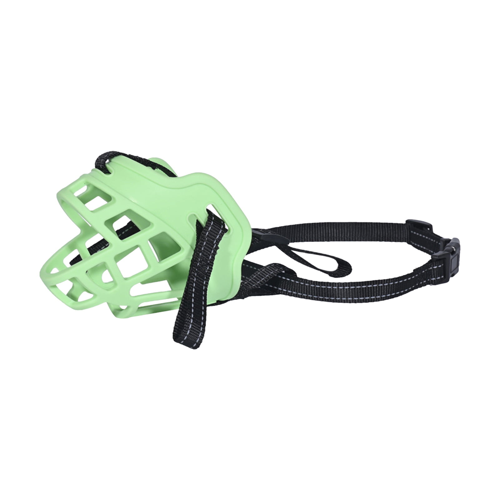 Clinaoy Dog Muzzle Adjustable Breathable Basket Muzzle Fluorescent ...