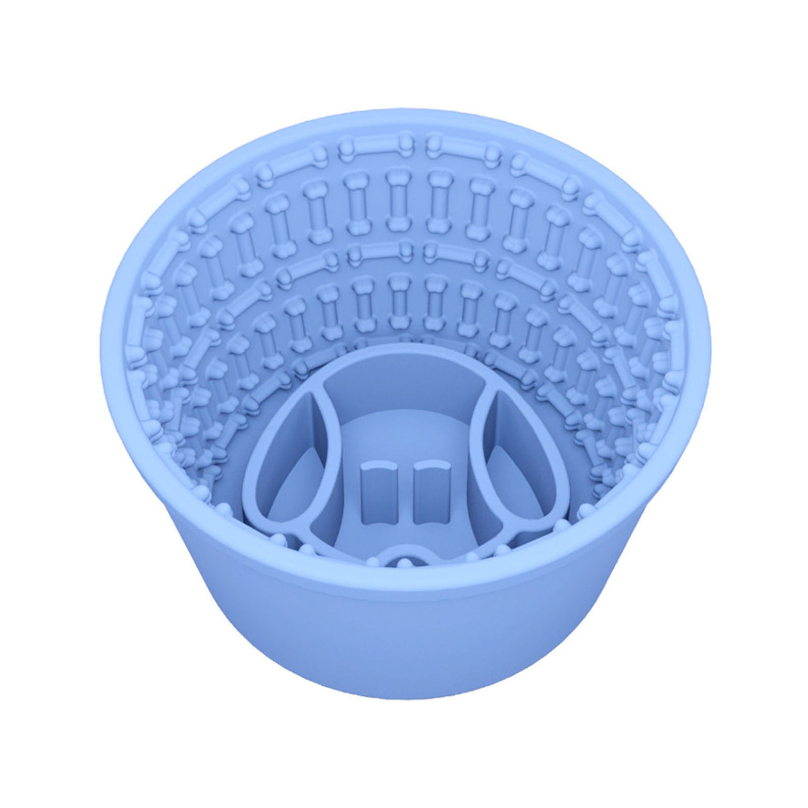 Clinaoy Dog Slow Feeder Lick Bowl Silicone Dog Licking Mat Treat ...