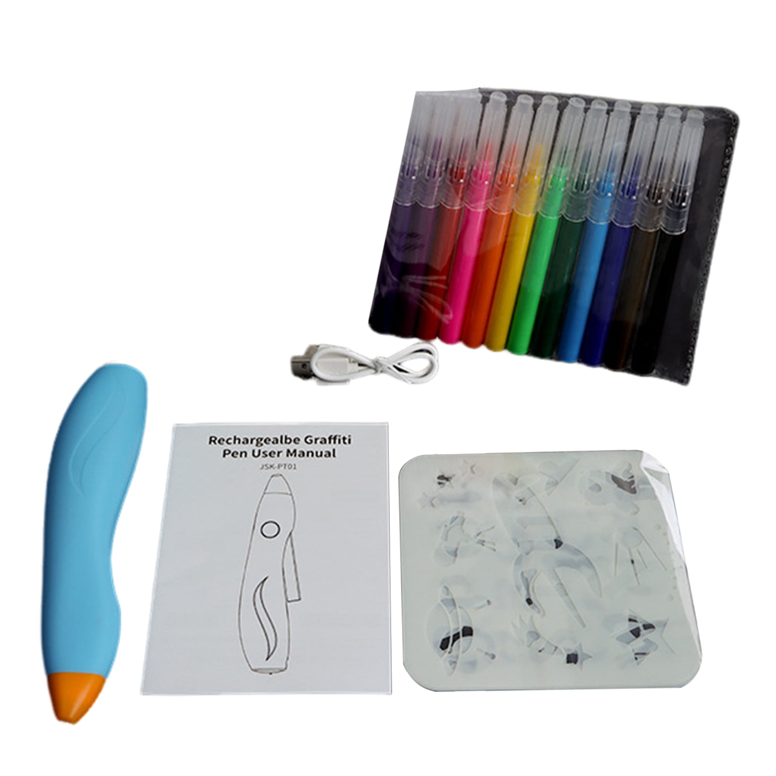 Clinaoy Electric Spray Pen Airbrush Set USB Rechargeable Ergonomic ...