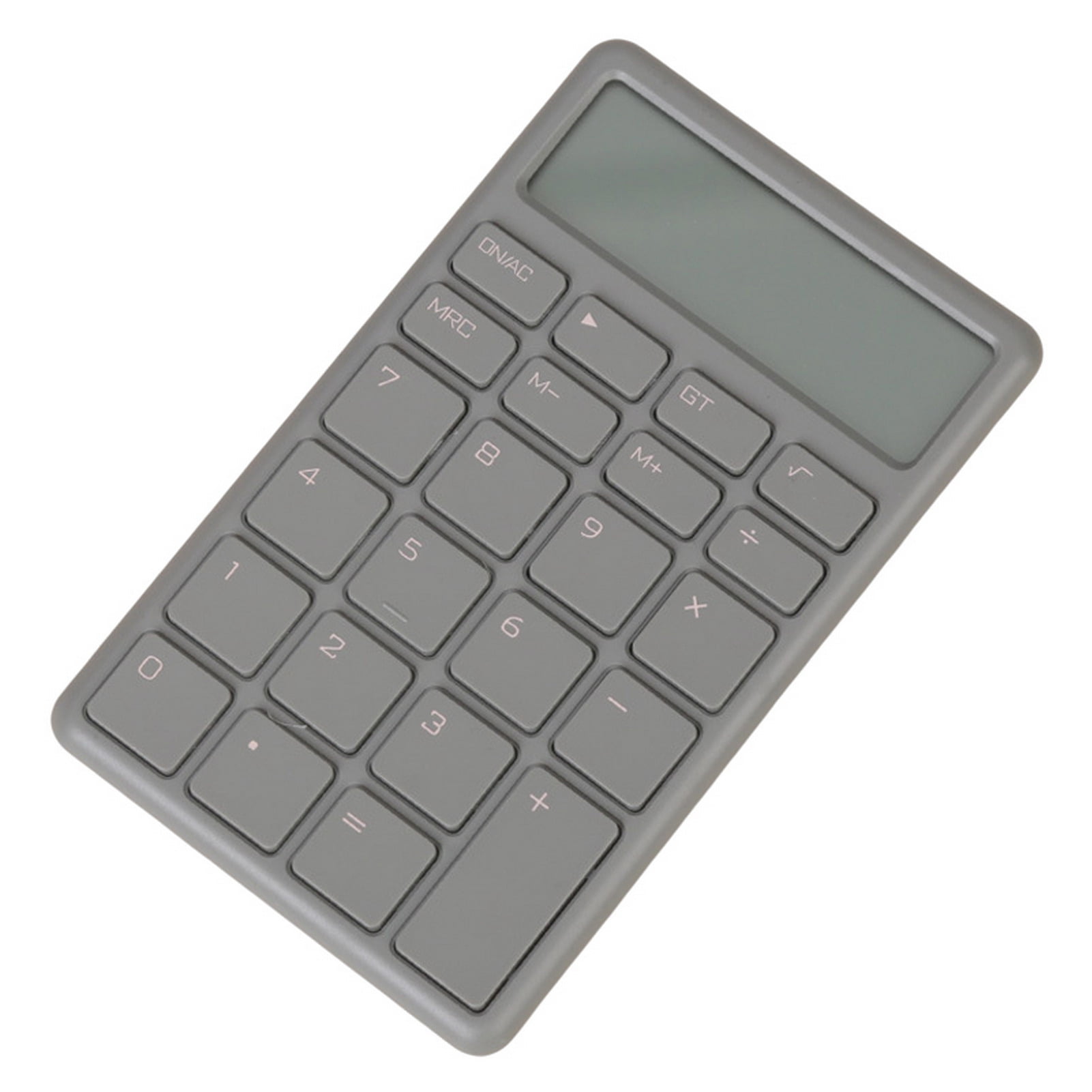 Clinaoy Electronic Calculator LCD Screen Mute Operation 12 Digits Solar ...