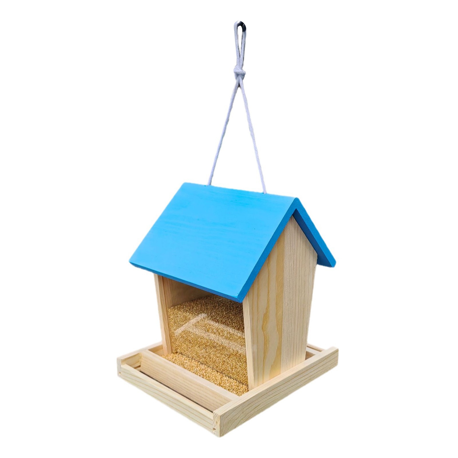 Clinaoy Hopper Bird Feeders Outdoor Wild Bird Feeder Large Hanging ...
