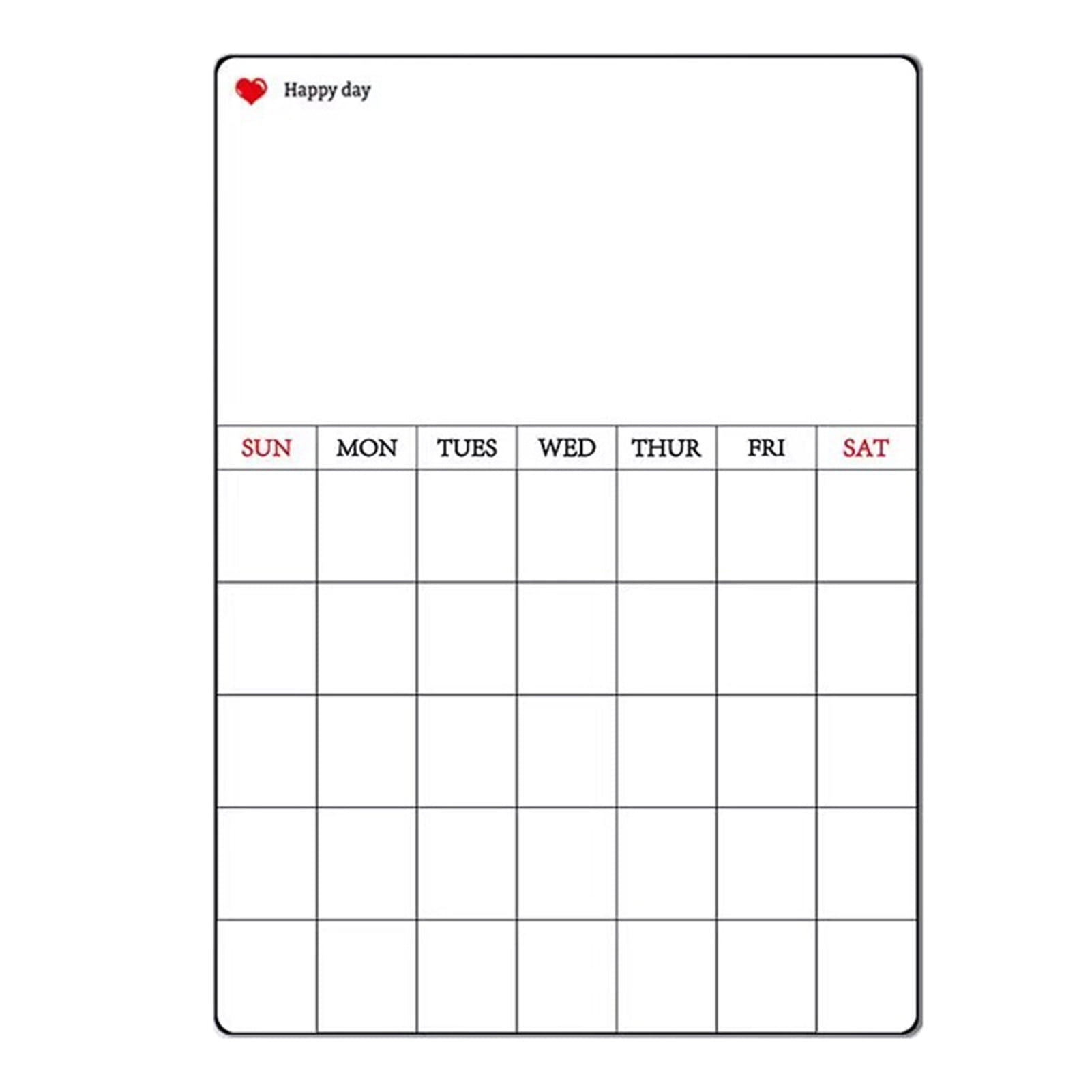 Clinaoy Magnetic Message Board with Whiteboard Pen Dry Erase Surface ...