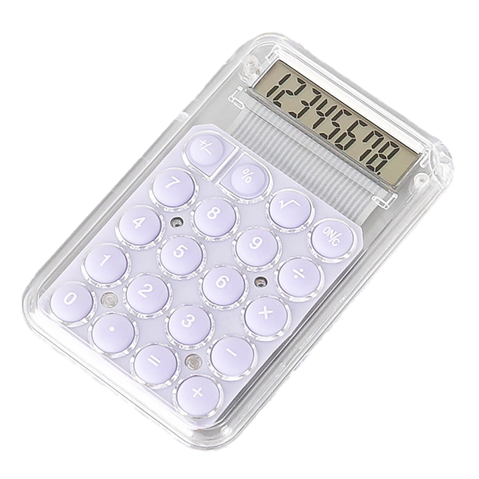 Clinaoy Mini Portable Calculator 8 Digit Large LCD Display Big Buttons ...