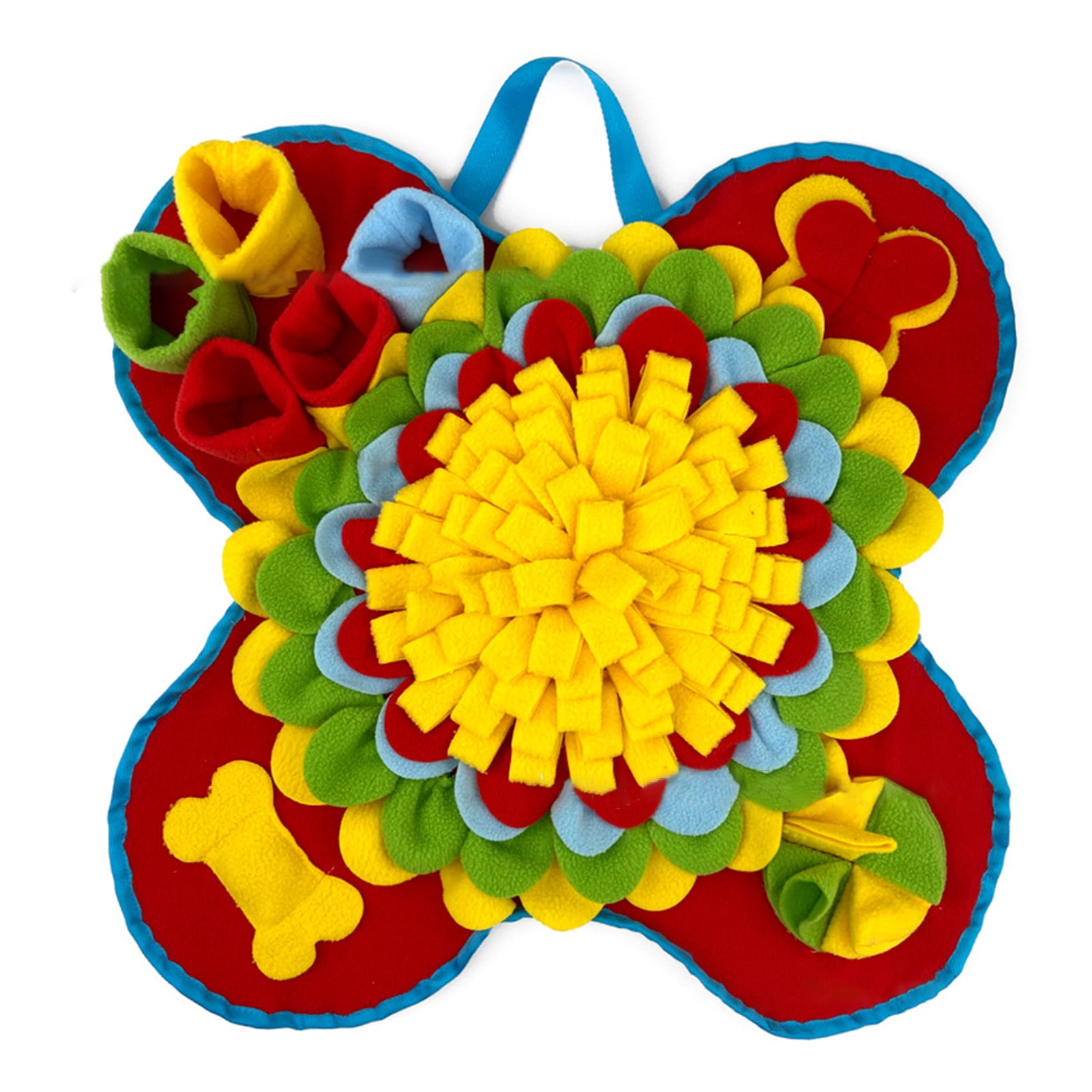 Clinaoy Pet Sniffing Pad Soft Tear Resistant Dog Snuffle Mat with Sound ...