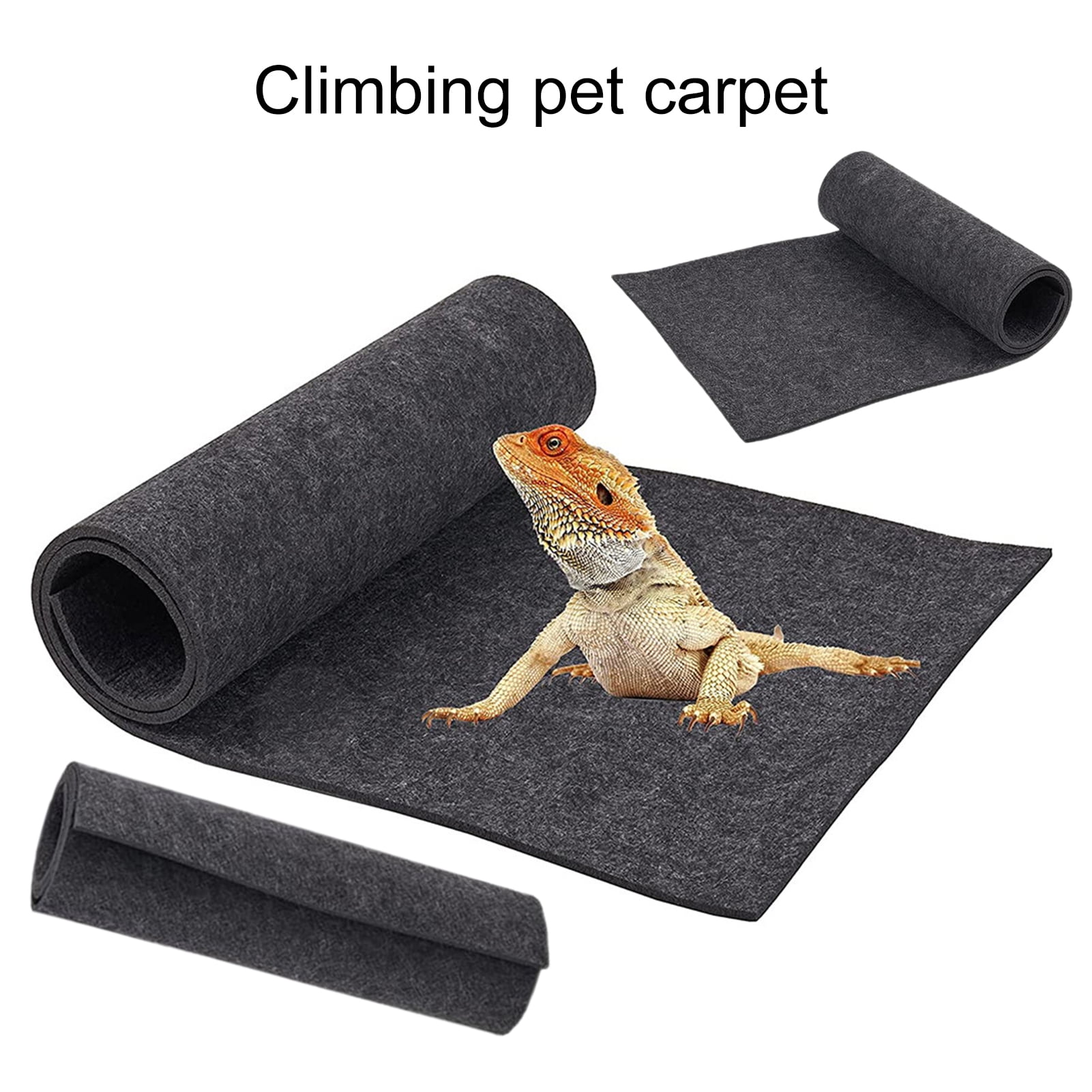 Clinaoy Reptile Carpet Soft Convenient Wear-Resistant Reptile Lizard ...