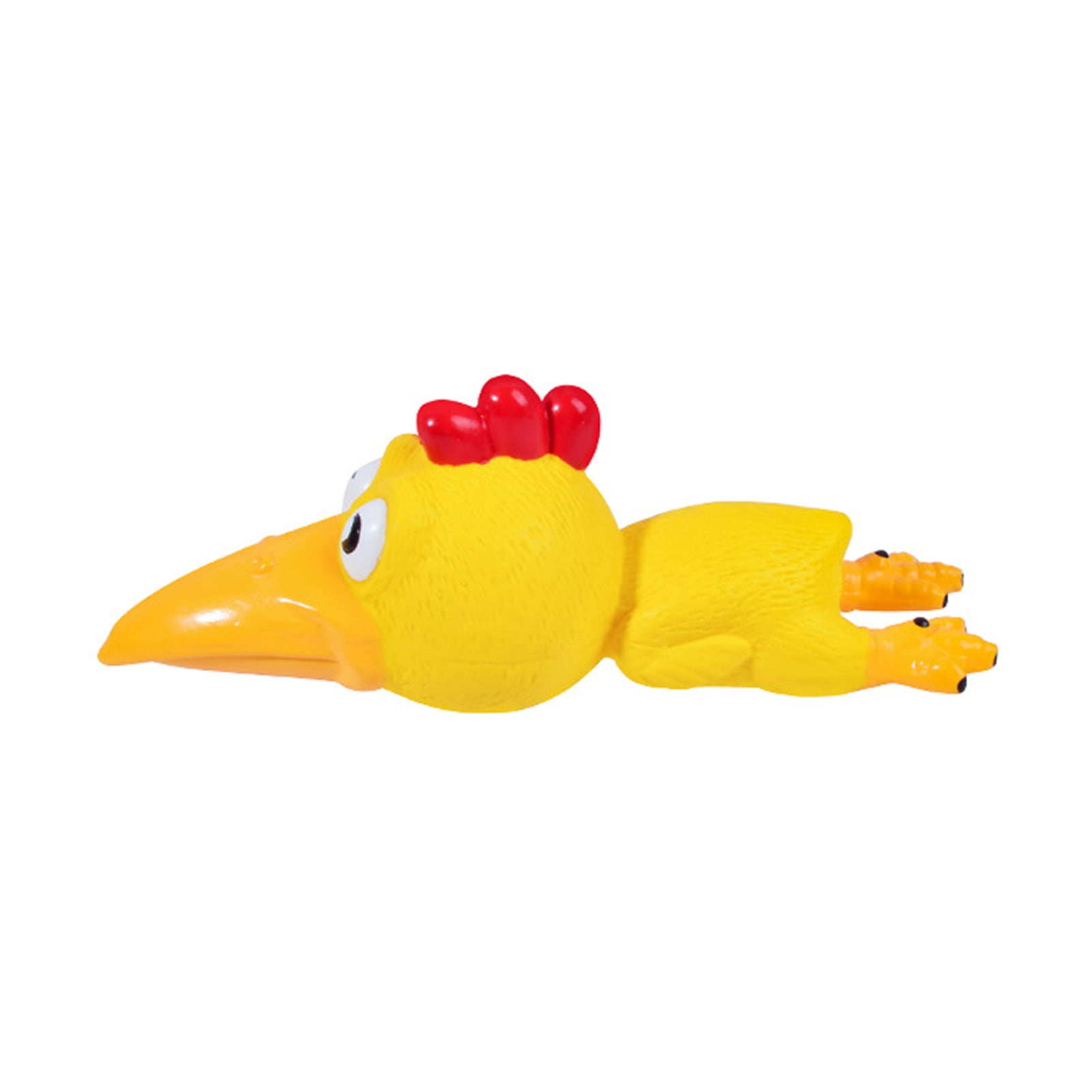 Clinaoy Squeaky Chicken Dog Toy Interactive Pet Chewing Toy Puppy Teeth ...