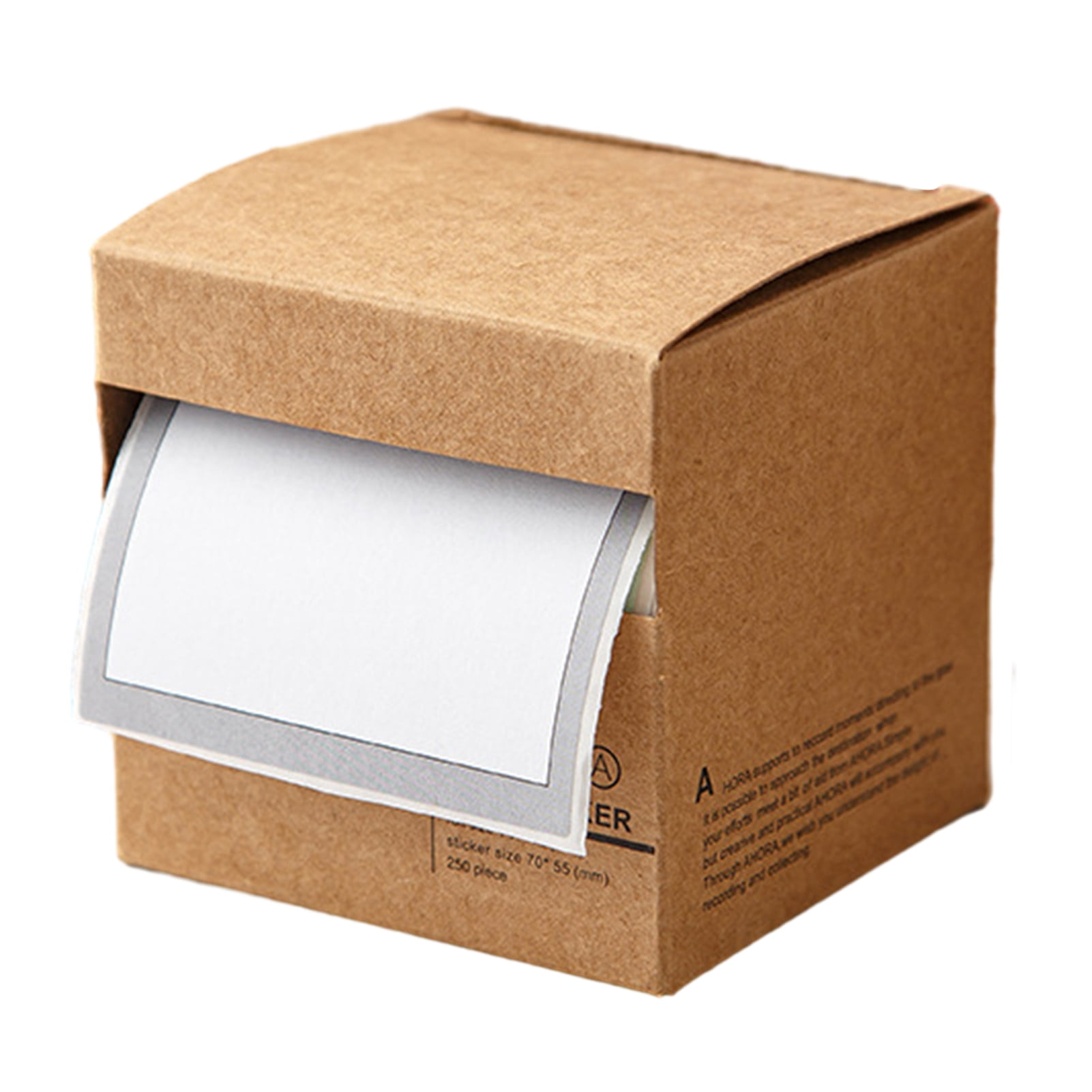 Clinaoy Sticky Note Roll – 100/250 Sheets, Peelable, No-Bleed, Ink ...