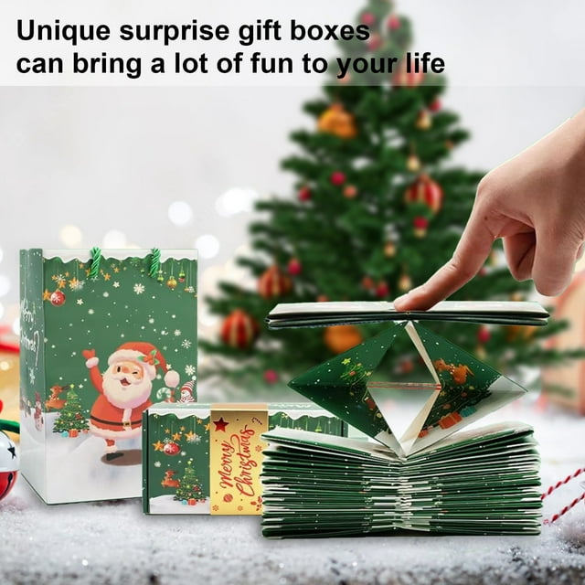 Clinaoy Surprise Pop-up Gift Box for Money Folding Red Envelope Gift ...