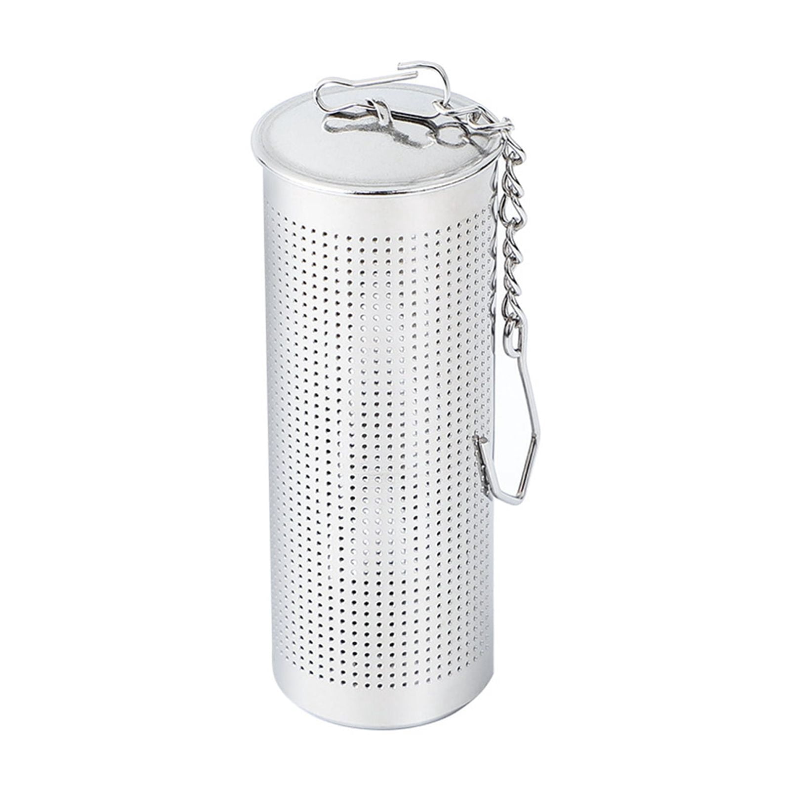 Clinaoy Tea Strainer Stainless Steel Secure Lid Fine Mesh with Handle ...