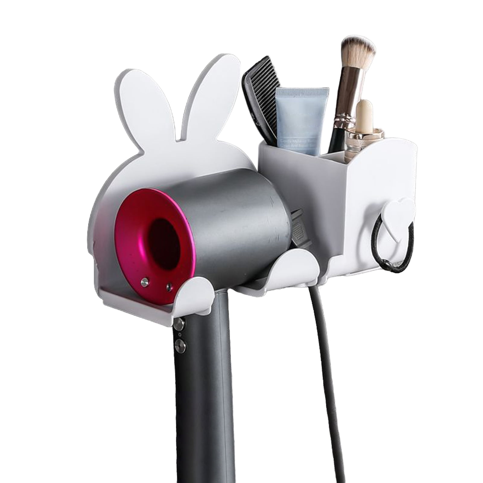 Clinaoy Wall Mount Hair Dryer Stand U-Shape Design Strong Load-bearing ...