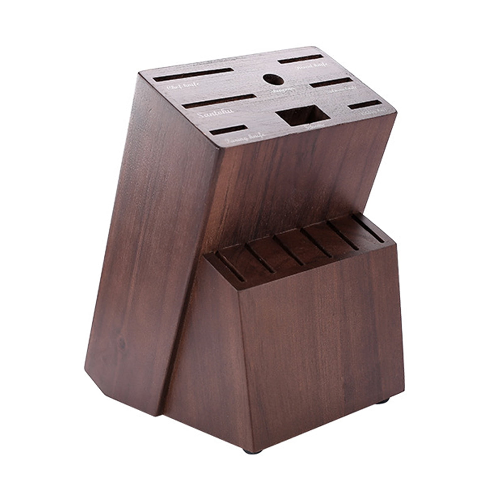 Clinaoy Wooden Cutter Holder with Gift for Cooking Enthusiasts ...