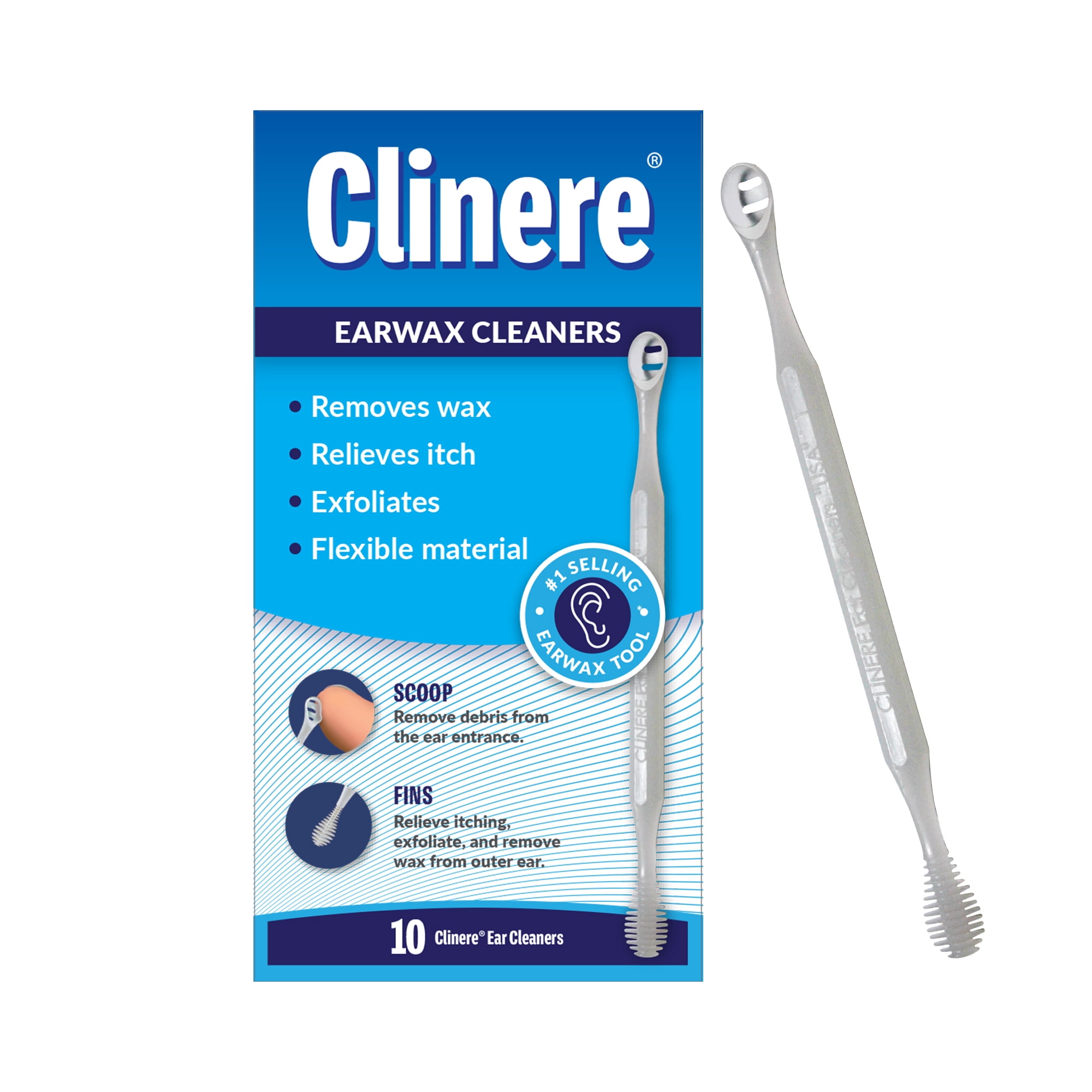 Clinere Ear Cleaners for Earwax Removal, 10 Ct - Walmart.com