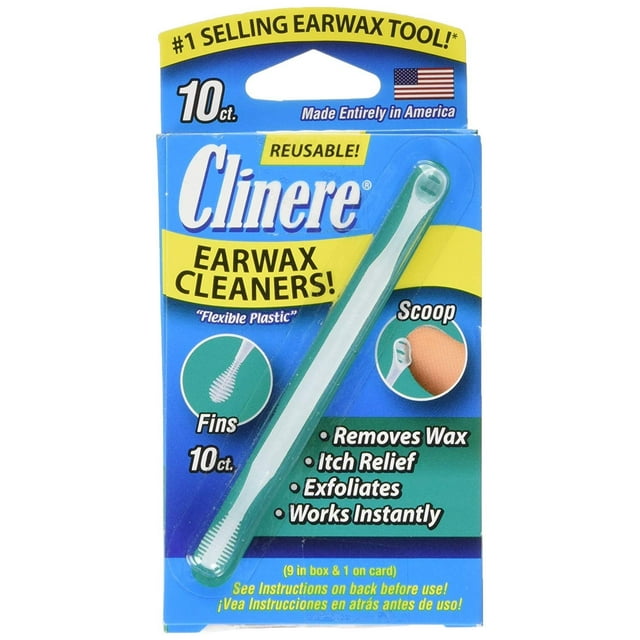 Clinere Earwax Cleaners Removes Wax Itch Relief Exfoliates Works ...
