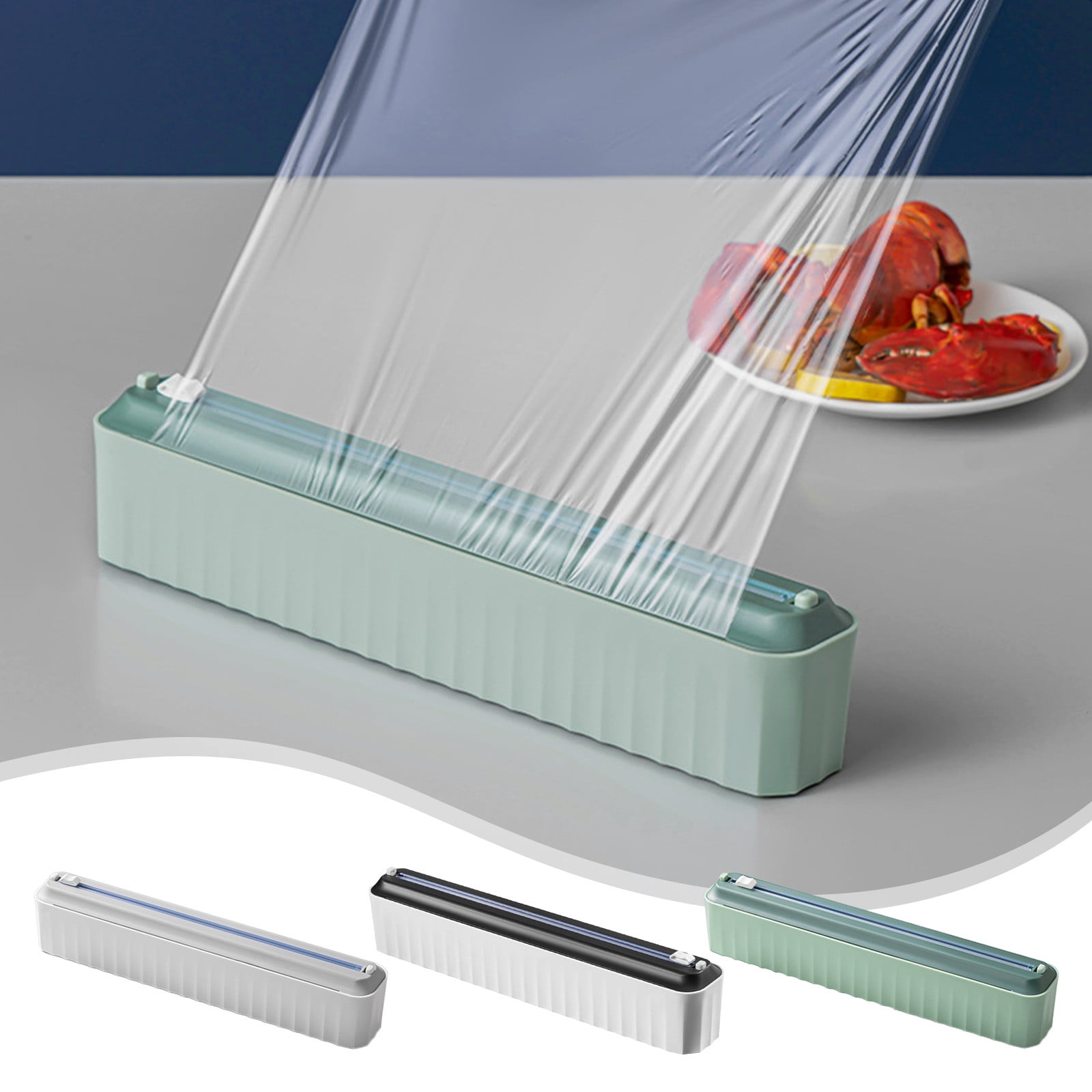 Cling Film Cutter, Magnetic Storage Box, Food Grade Foil Divider ...