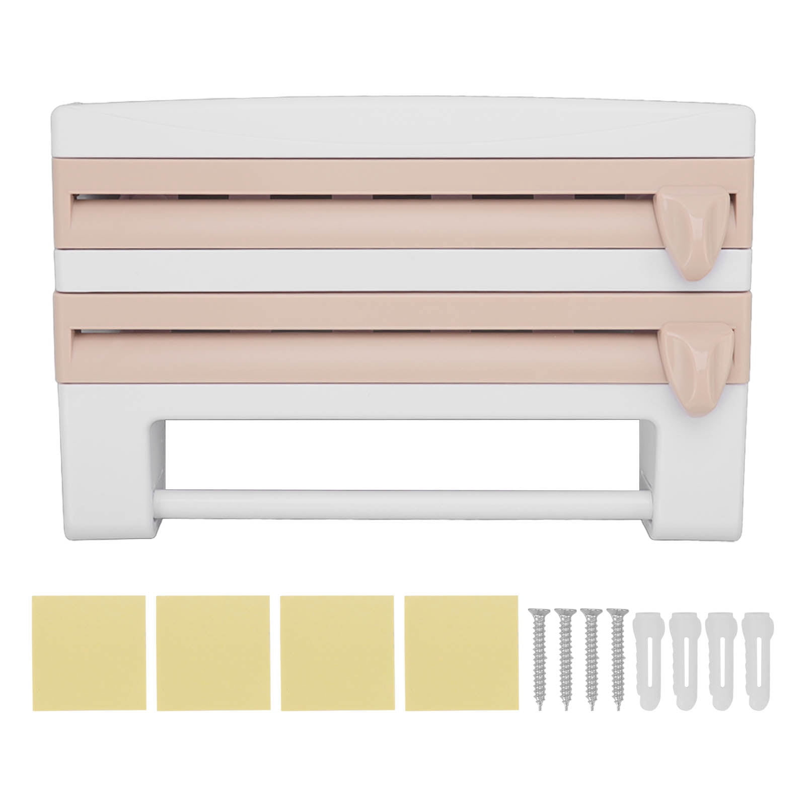 Cling Film Holder Wall Mount Multifunctional Cling Film Cutter with ...