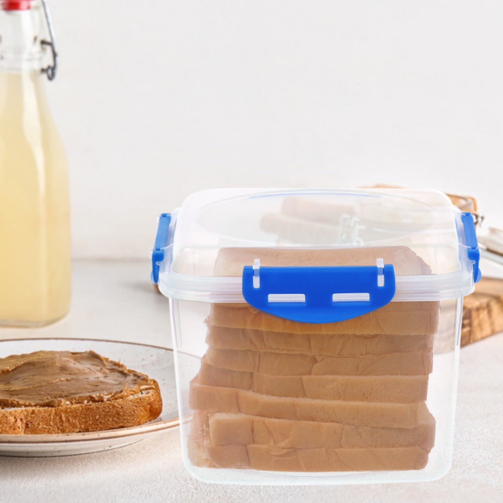 Polycarbonate Toast Storage Box,Bread Storage Box with Lid,Special ...