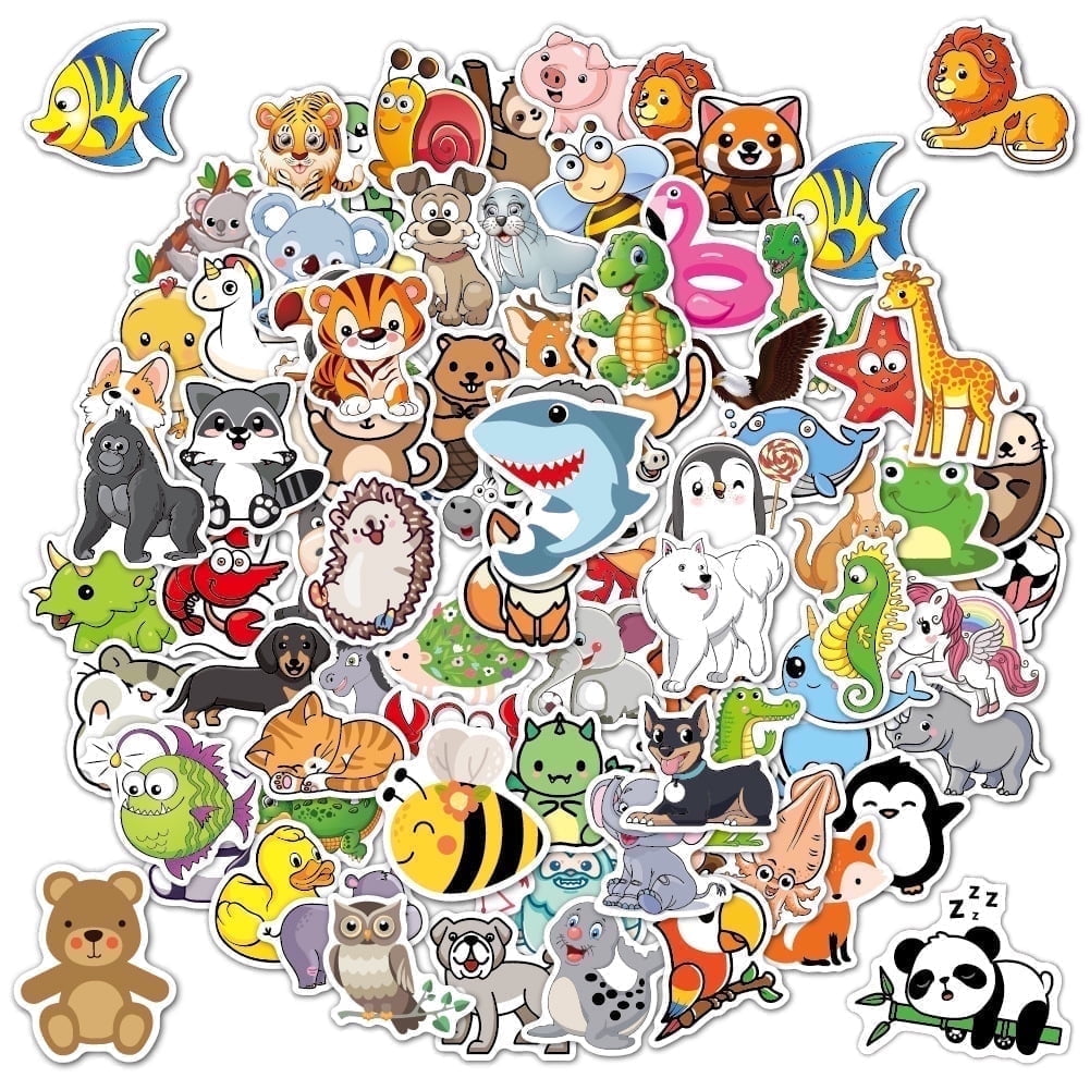 Clings Stickers for Kids Window Gel Clings Decals Thick Gel Clings ...