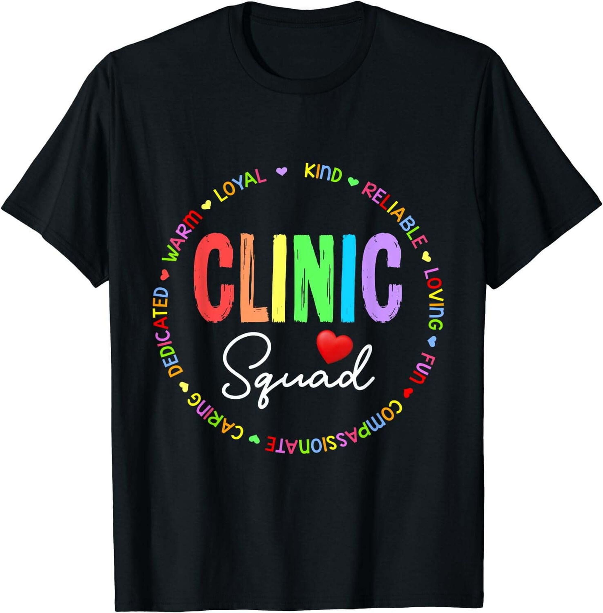 Clinic Squad For School Appreciation Week Back School T-Shirt - Walmart.com
