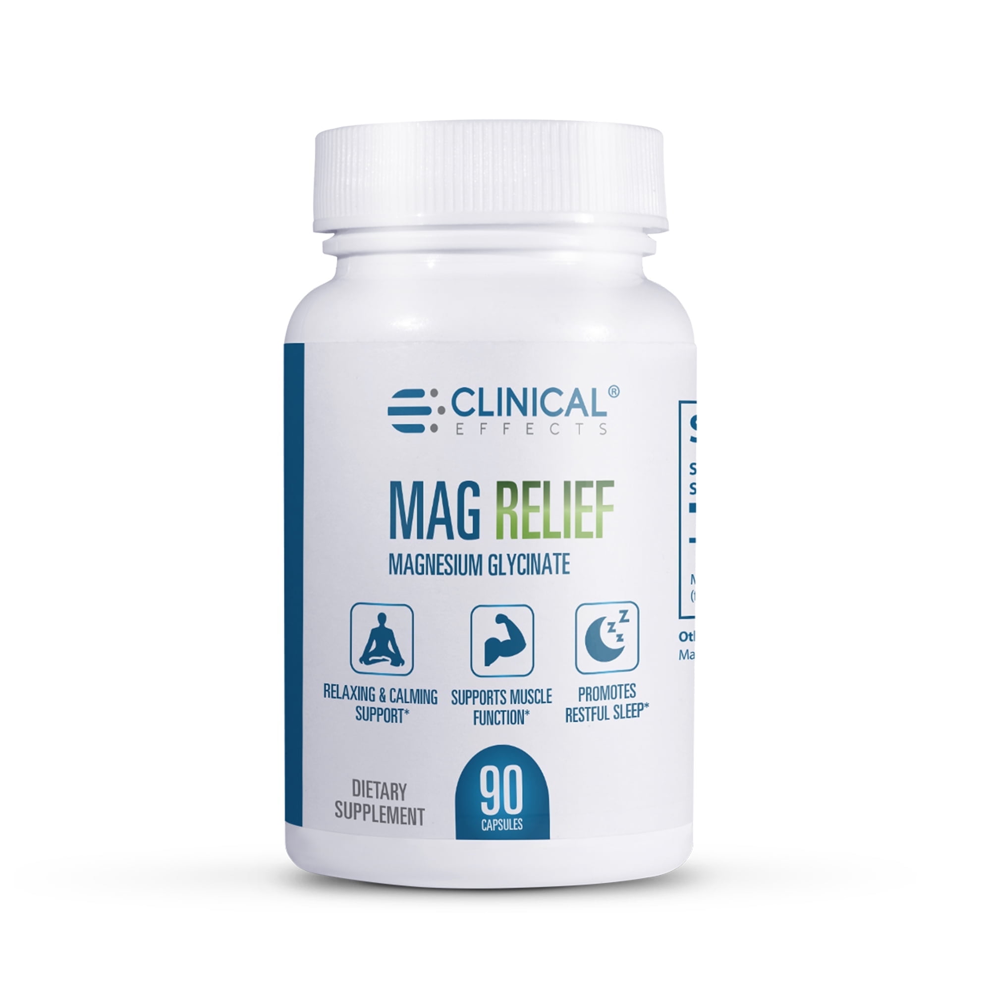 Clinical Effects Mag Relief Magnesium Supplement - 275mg Magnesium ...