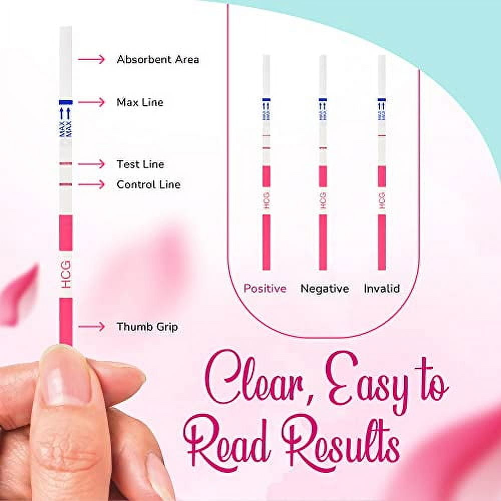 Clinical Guard 100 Pregnancy Tests Strips - Sensitive & Accurate ...