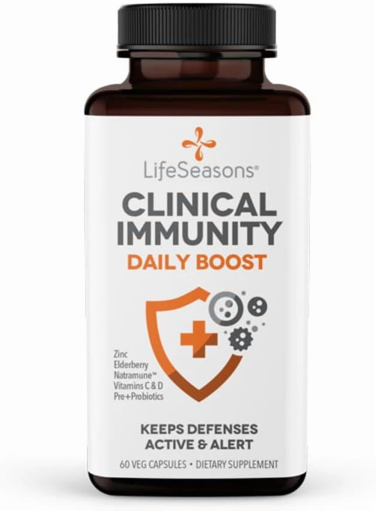 LifeSeasons Clinical Immunity Pills, Daily Boost for Immune System, 60 ...