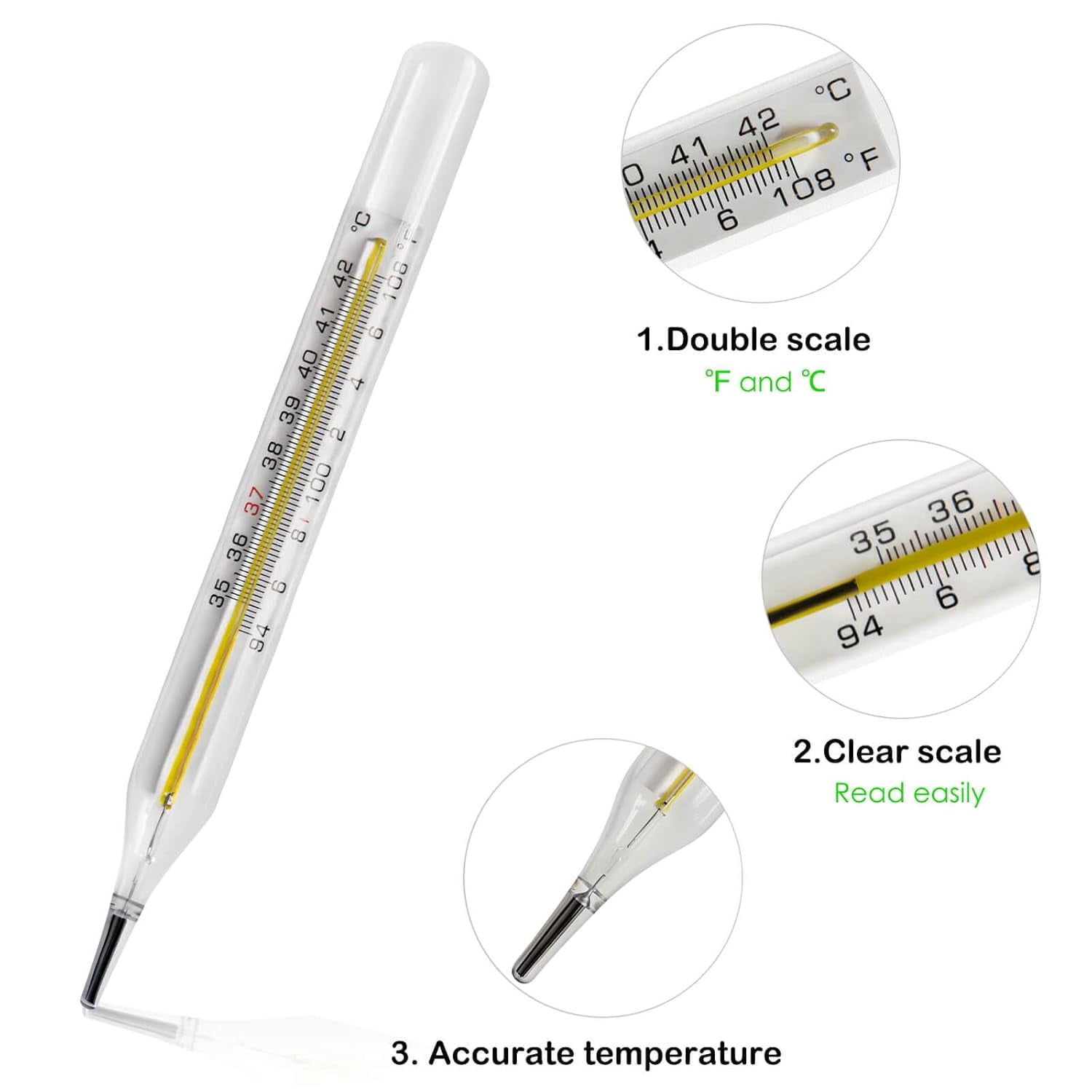 Clinical Thermometer - Cuba Thermometro - Walmart.com