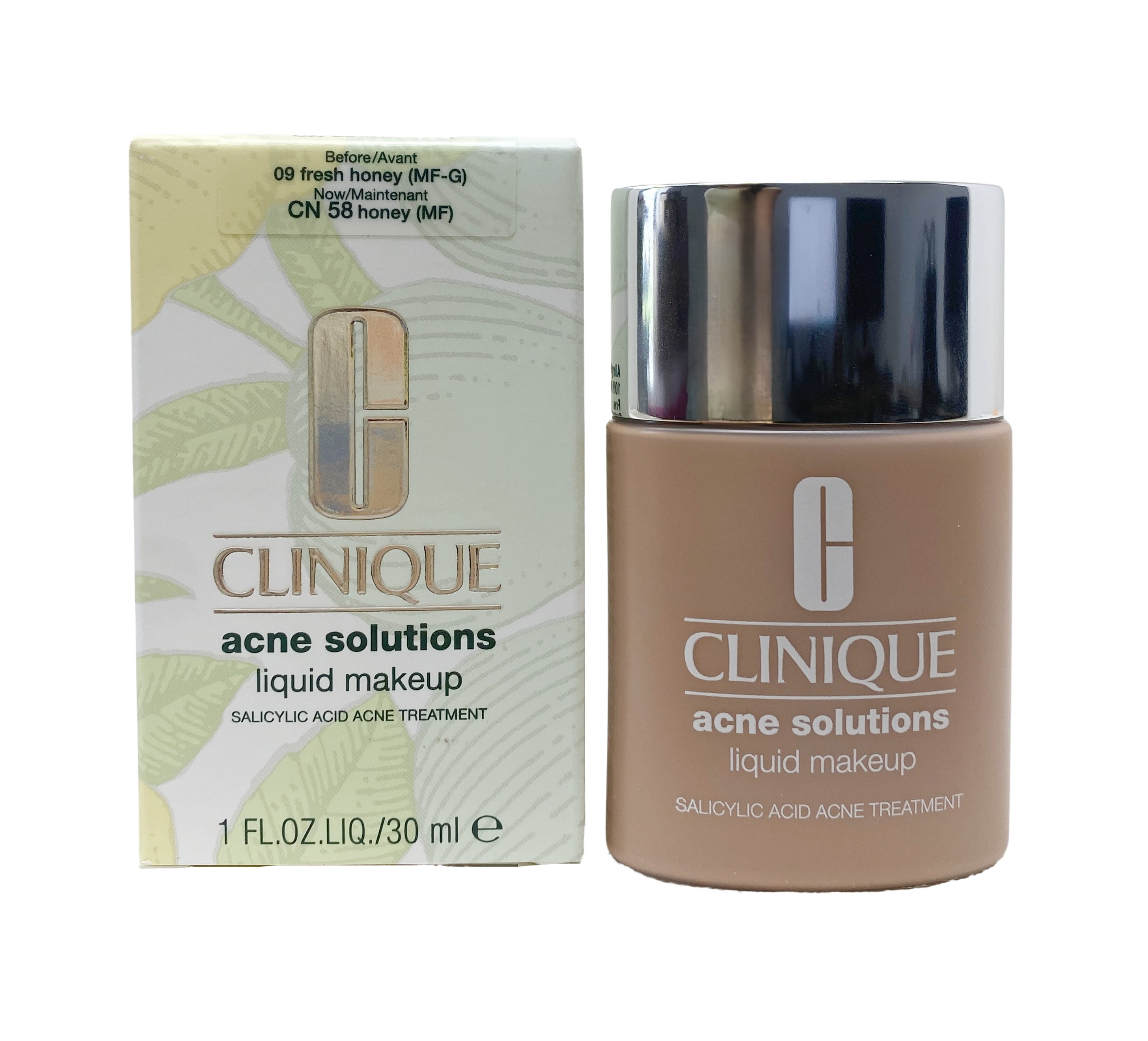Clinique Acne Solutions Liquid Makeup - CN58 Honey (1 Fl Oz) - Walmart ...