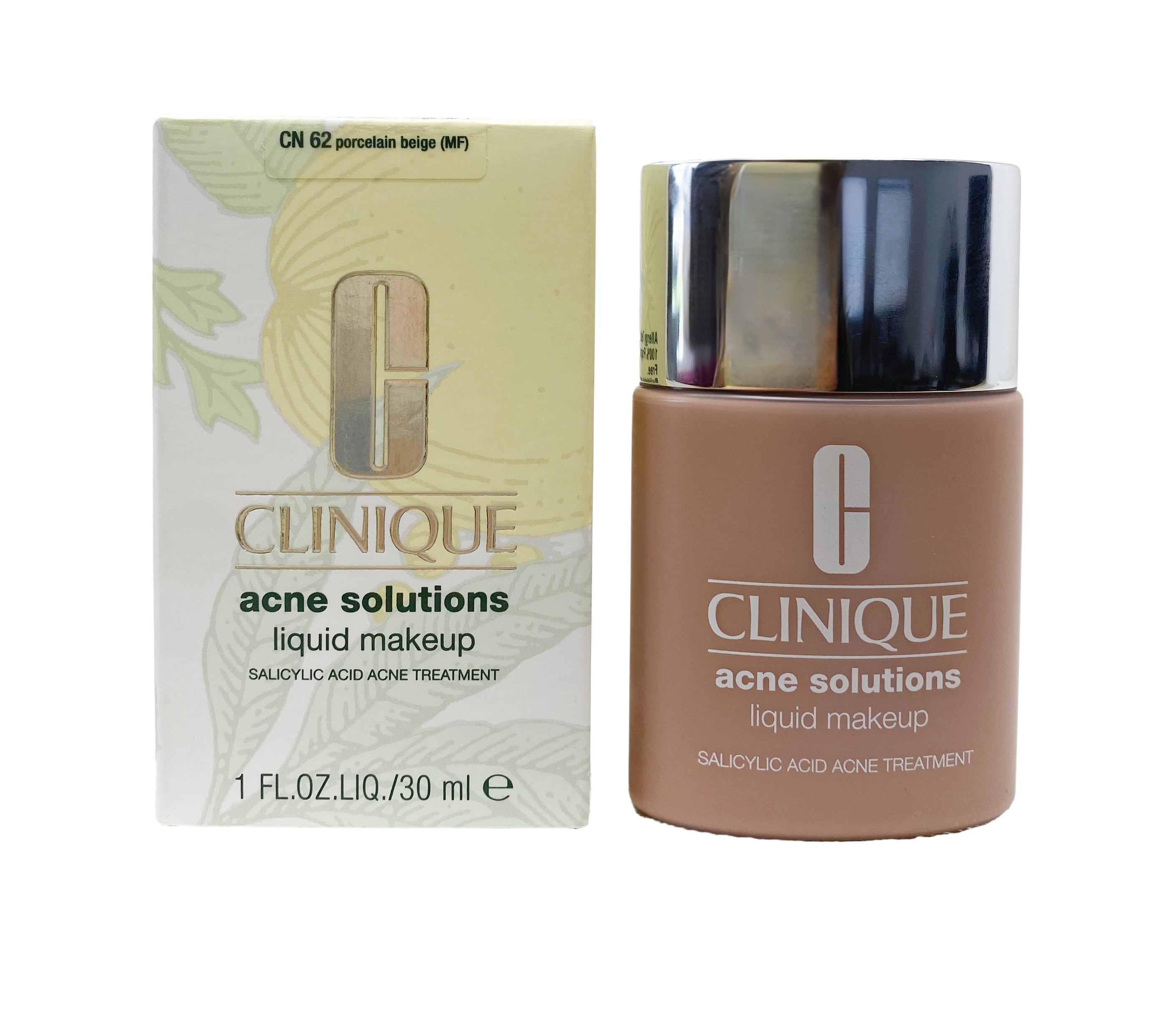 Clinique Acne Solutions Liquid Makeup - CN62 Porcelain Beige (1 Fl Oz ...