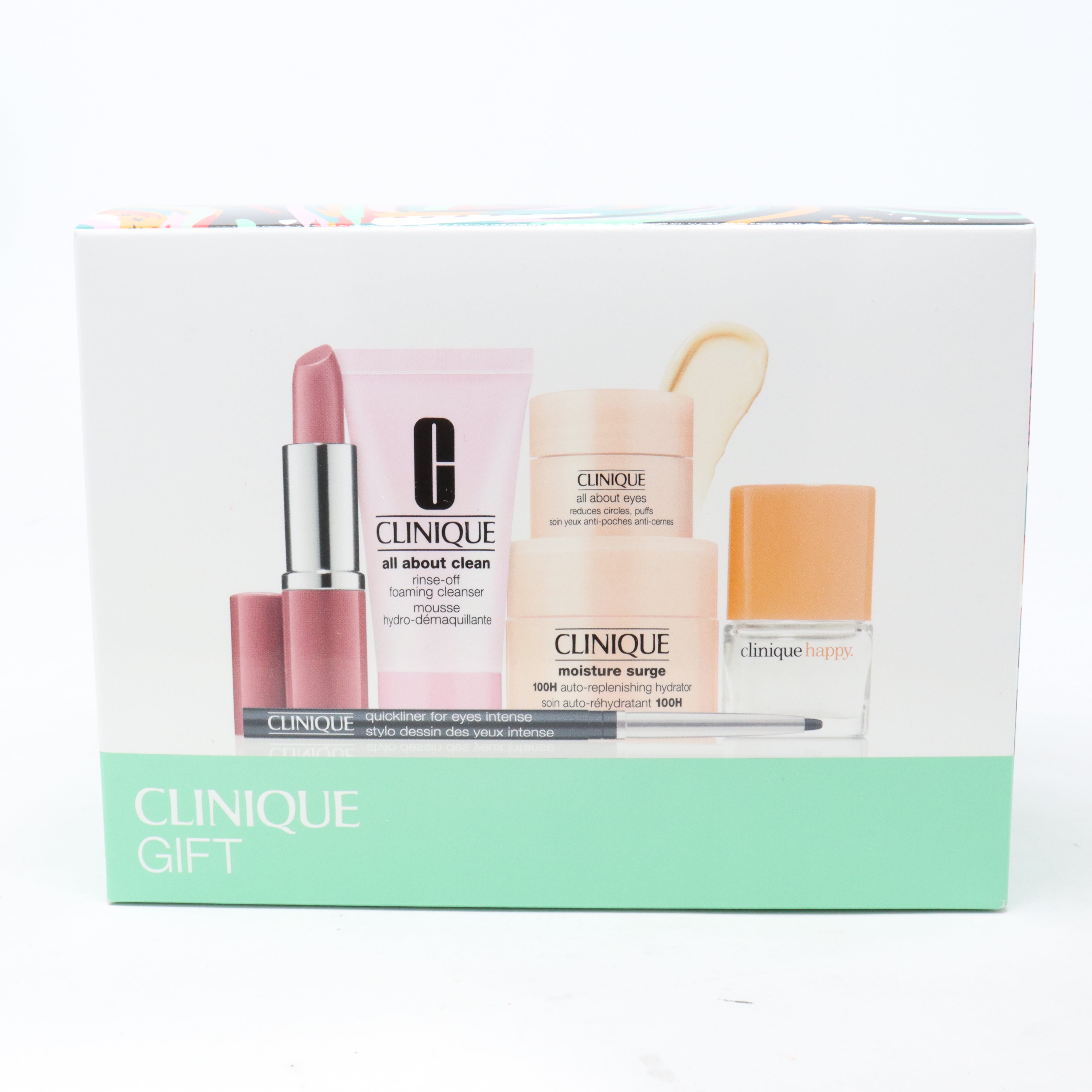 CLINIQUE All About Clean 6 Pcs Skincare Kit, Face Wash Gift Box, Travel ...