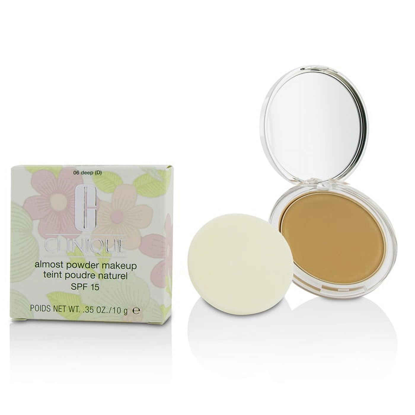 Clinique Compact Face Almost Powder Makeup SPF15, Deep, 10g - Walmart.com