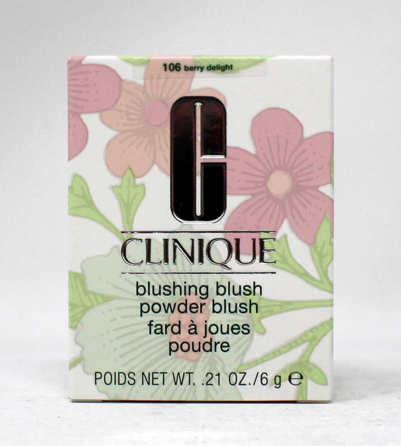 Clinique Silky Blushing Blush Powder, Long-Wearing, Oil-Free, 106 Berry ...