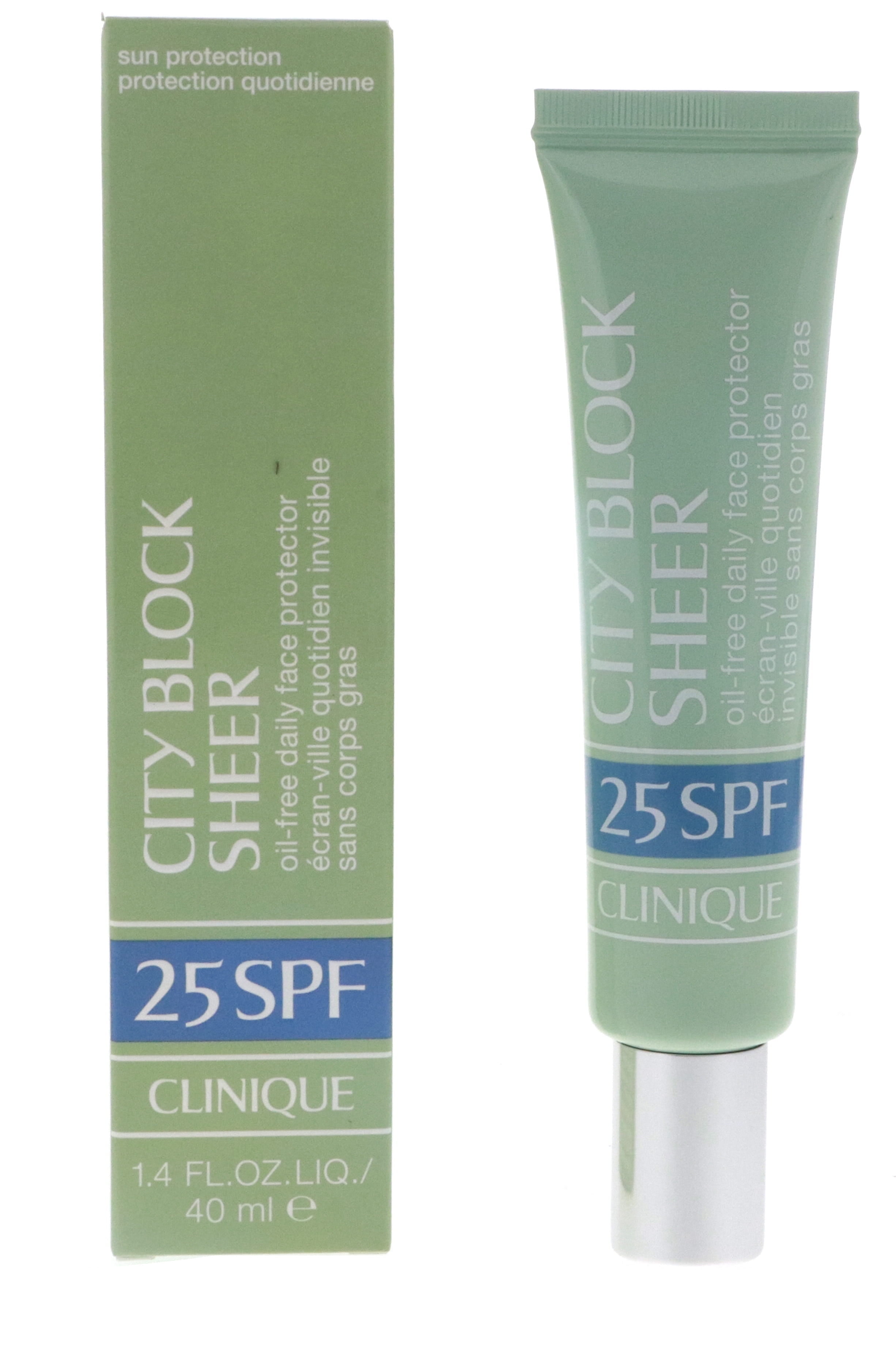 Clinique City Block Sheer Oil-Free Daily Face Protector SPF 25 Sun ...