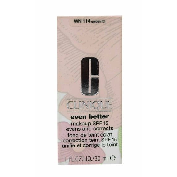 Clinique Even Better Makeup SPF 15, WN 114 Golden, Moderate Coverage ...