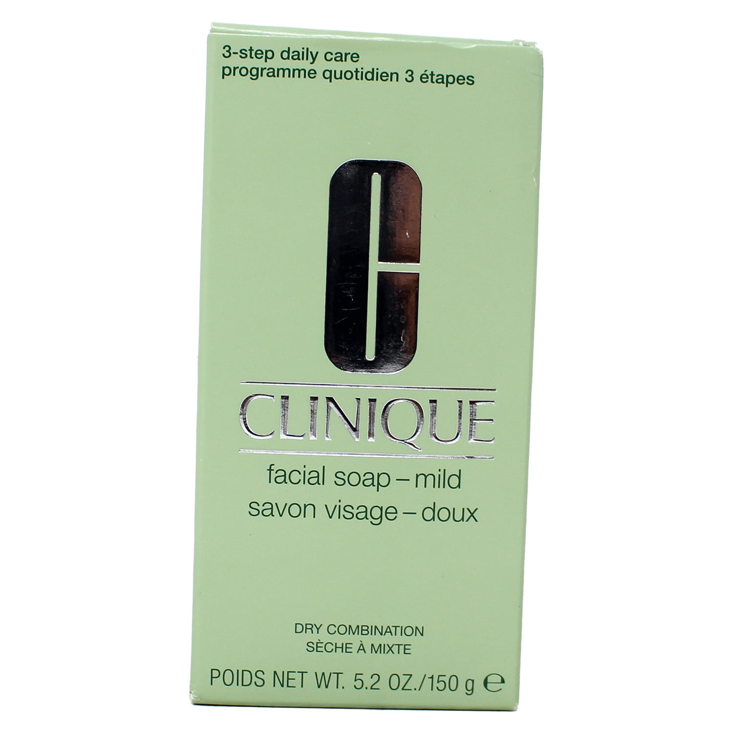Clinique Facial Soap Mild Refill, Gentle Cleanser, 5.2oz, Dry ...