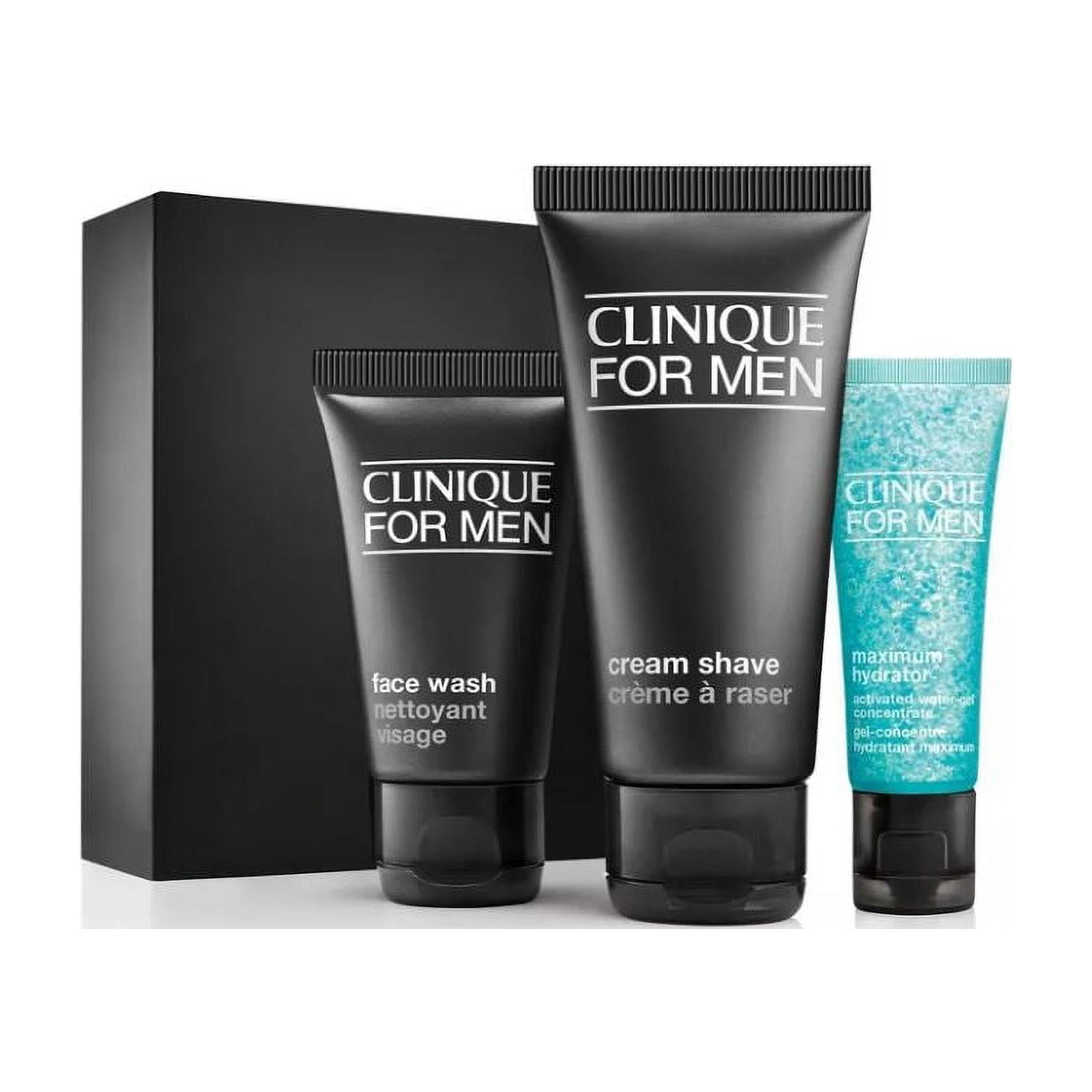 Clinique For Men Starter Kit - Daily Intense Hydration Skincare Gift ...