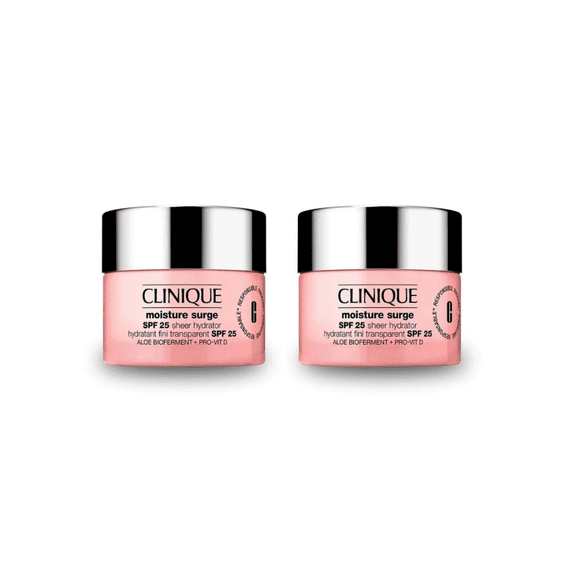 Clinique Moisture Surge SPF 25 Moisturizing Face Cream 30 ml -2 Pack ...