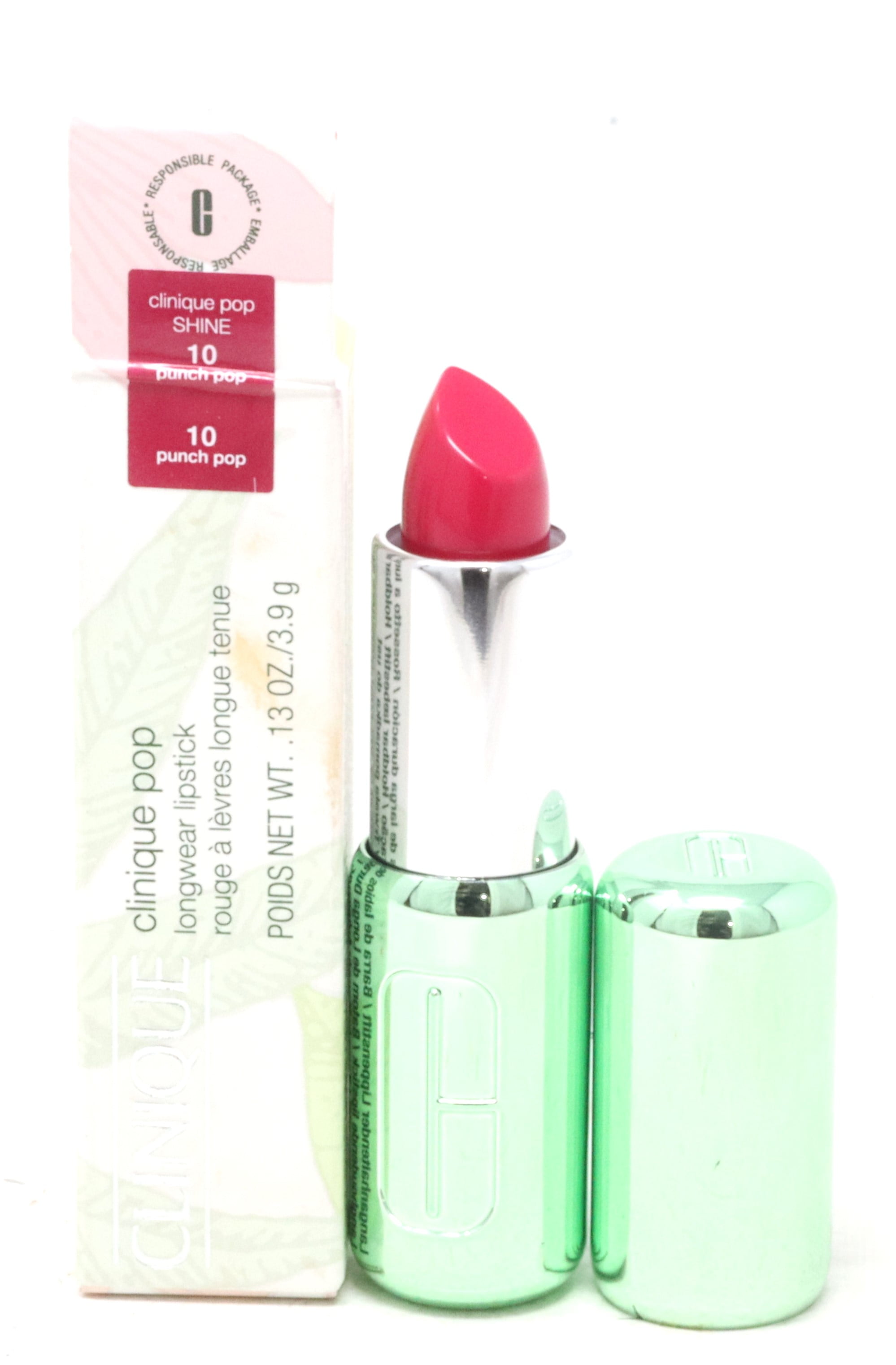 Clinique Pop Longwear Lipstick Shine - # 10 Punch Pop 3.9g/0.13oz - Walmart.com