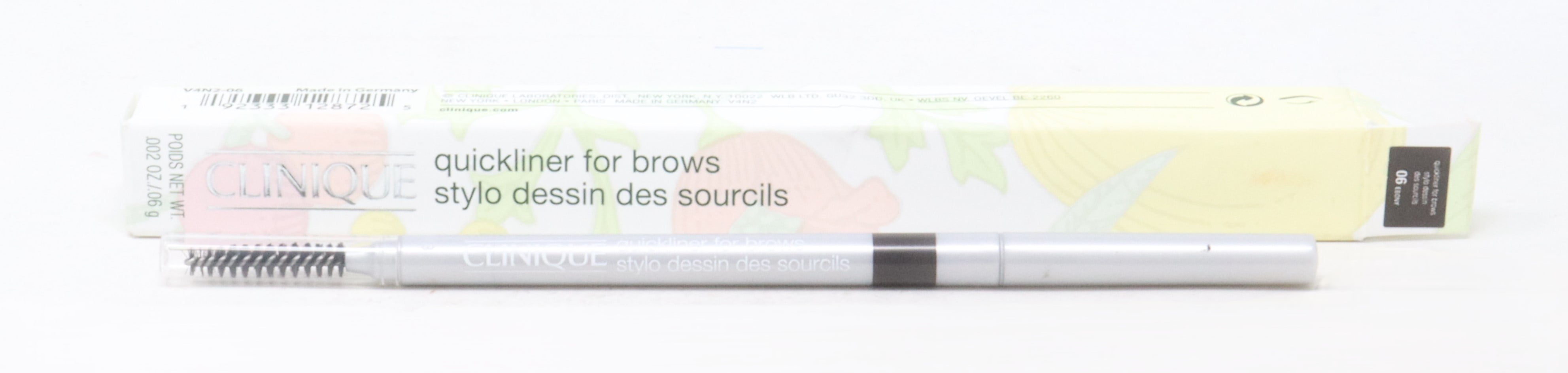 CLINIQUE Quickliner Pencil for Brows in Shade Ebony 06, Self-sharpens ...
