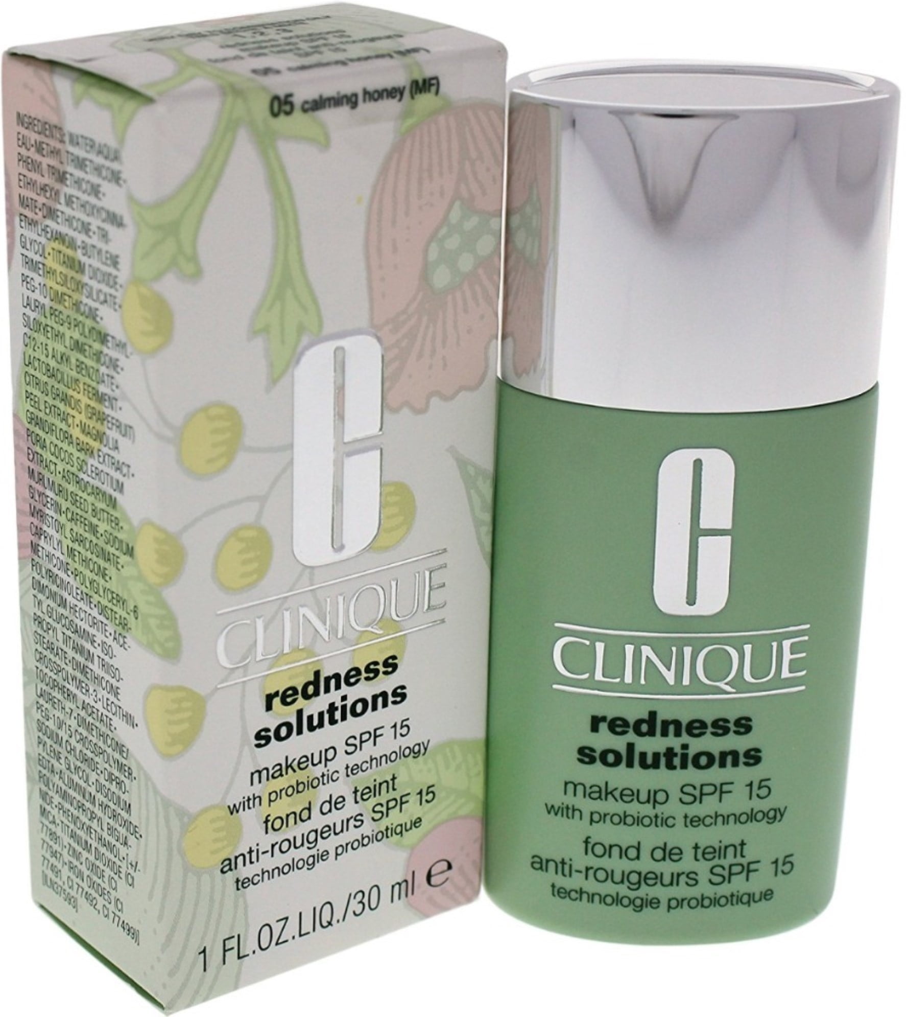 Clinique Redness Solutions SPF 15 Makeup, Calming Honey 1 oz - Walmart.com
