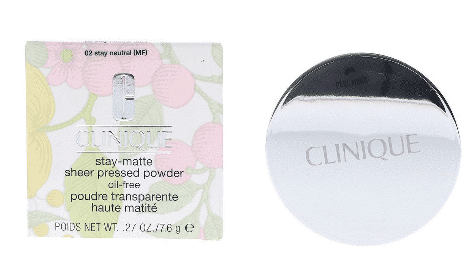 Clinique Stay-Matte Sheer Pressed Powder, Stay Neutral [02] 0.27 oz ...