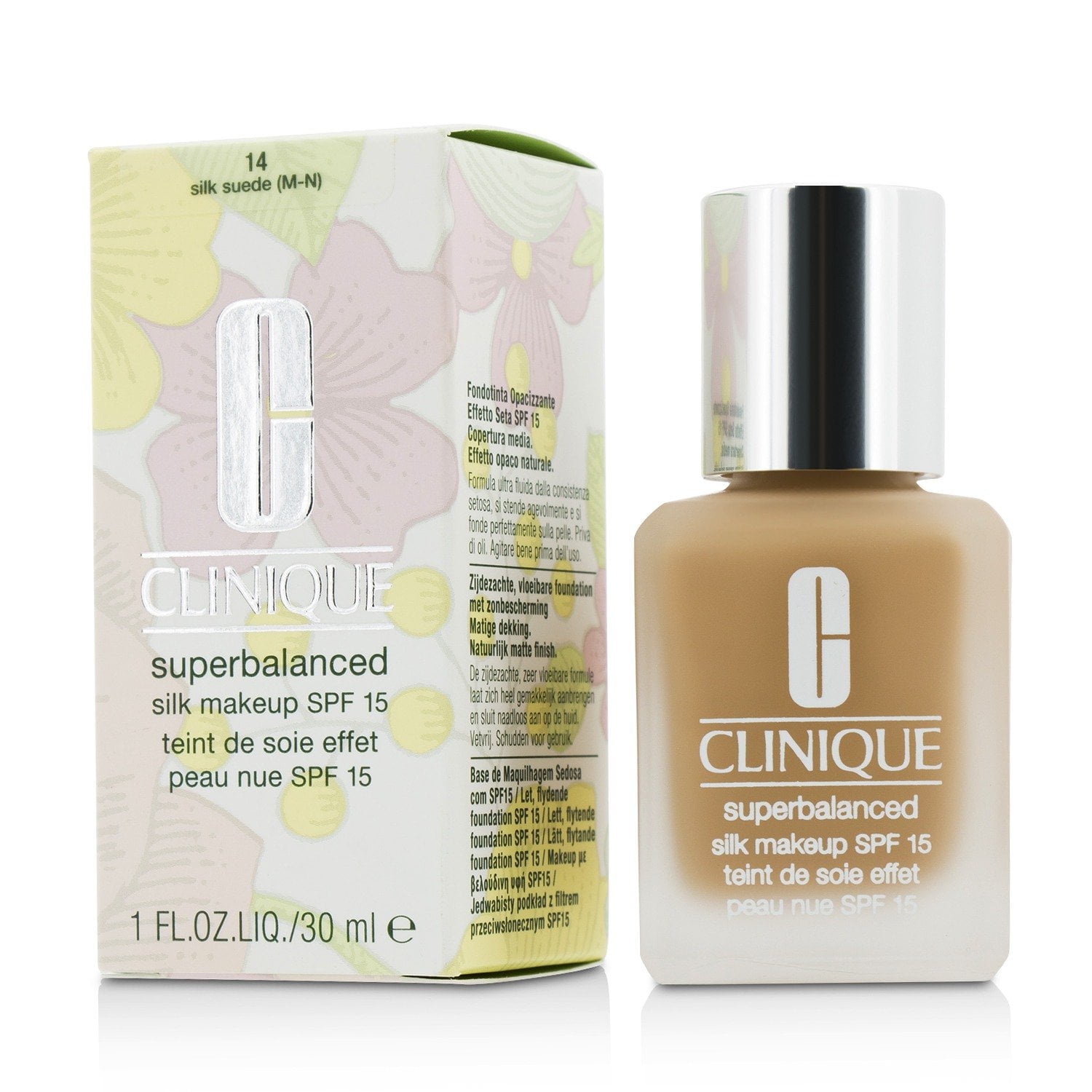 Clinique Superbalanced Silk Makeup, Broad Spectrum SPF 15, Silk Suede 1 ...