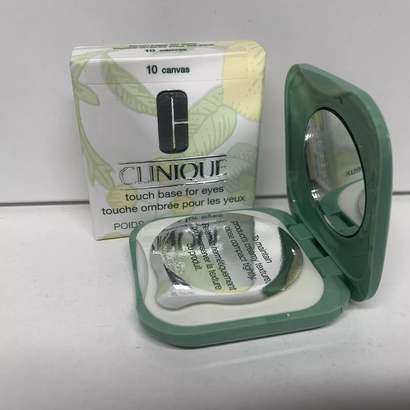 Clinique Touch Base for Eyes 10 Canvas Sealed/Full Size- .03 oz/1 g ...