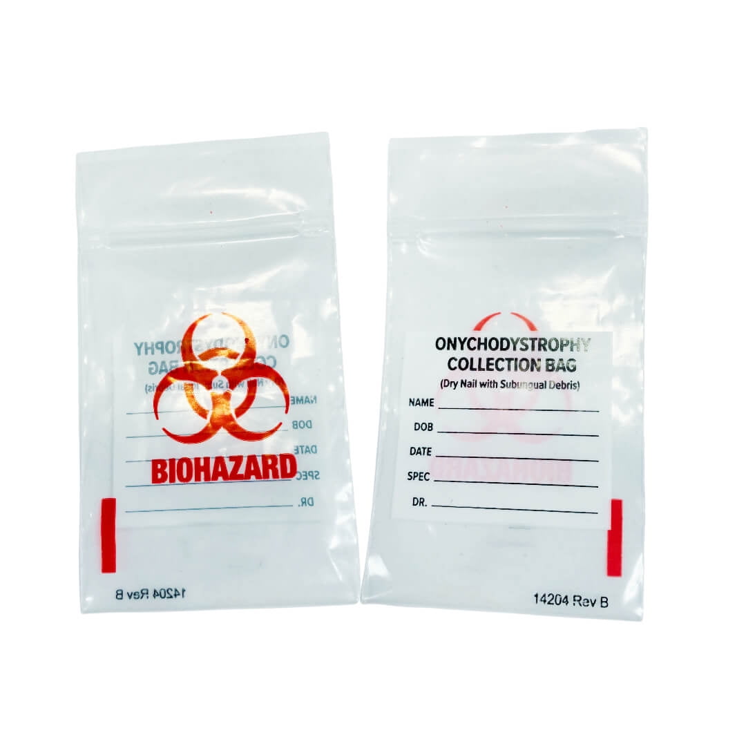 Clinsam 2 4/9" x 4 1/2" 10MIL Nail Specimen Collection Ziplock Bag ...