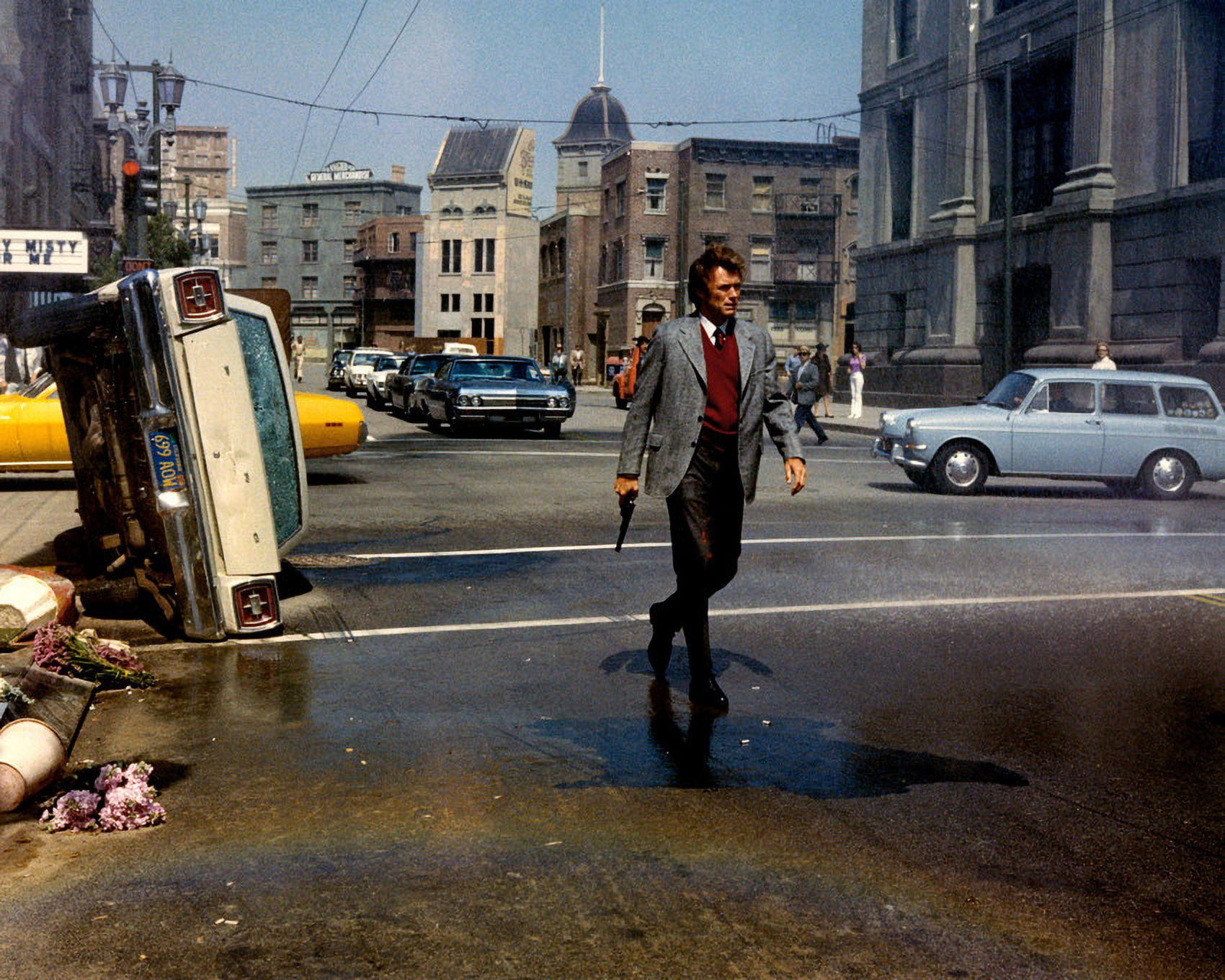 Clint Eastwood 24X36 Classic Hollywood Poster Walking Across Street ...