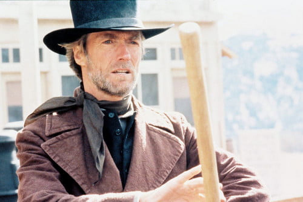 Clint Eastwood Classic Pale Rider Hickory Wood Opening Scene 24x36 ...