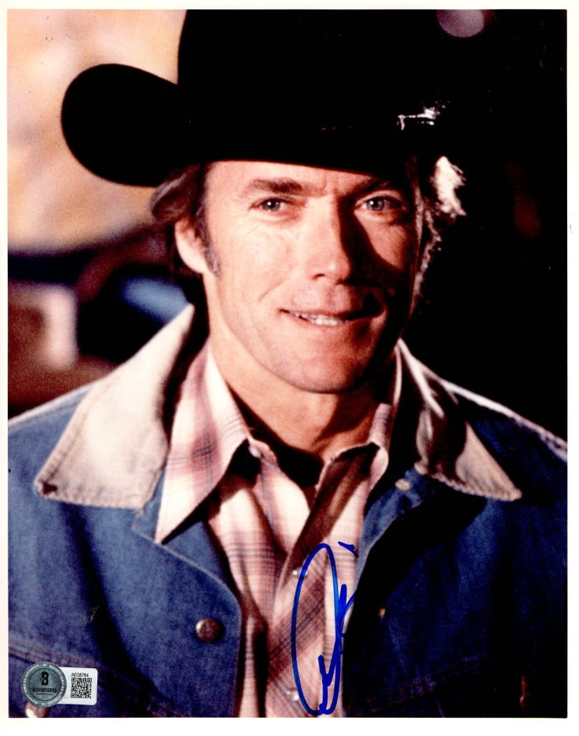 Clint Eastwood Signed Autographed 8X10 Photo Bronco Billy BAS AE08764 ...