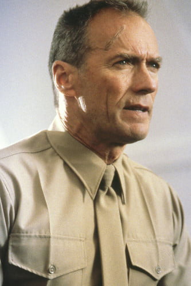 Clint Eastwood in Heartbreak Ridge as Sgt Tom Highway in marine shirt ...